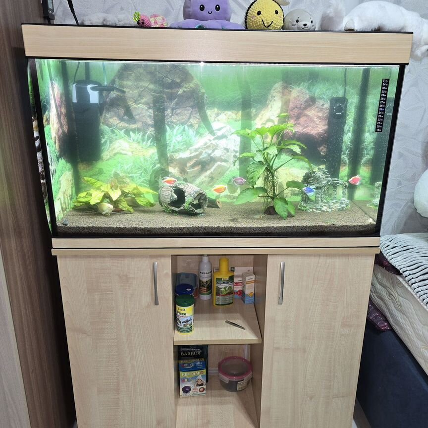 Аквариум с тумбой 160 литров
