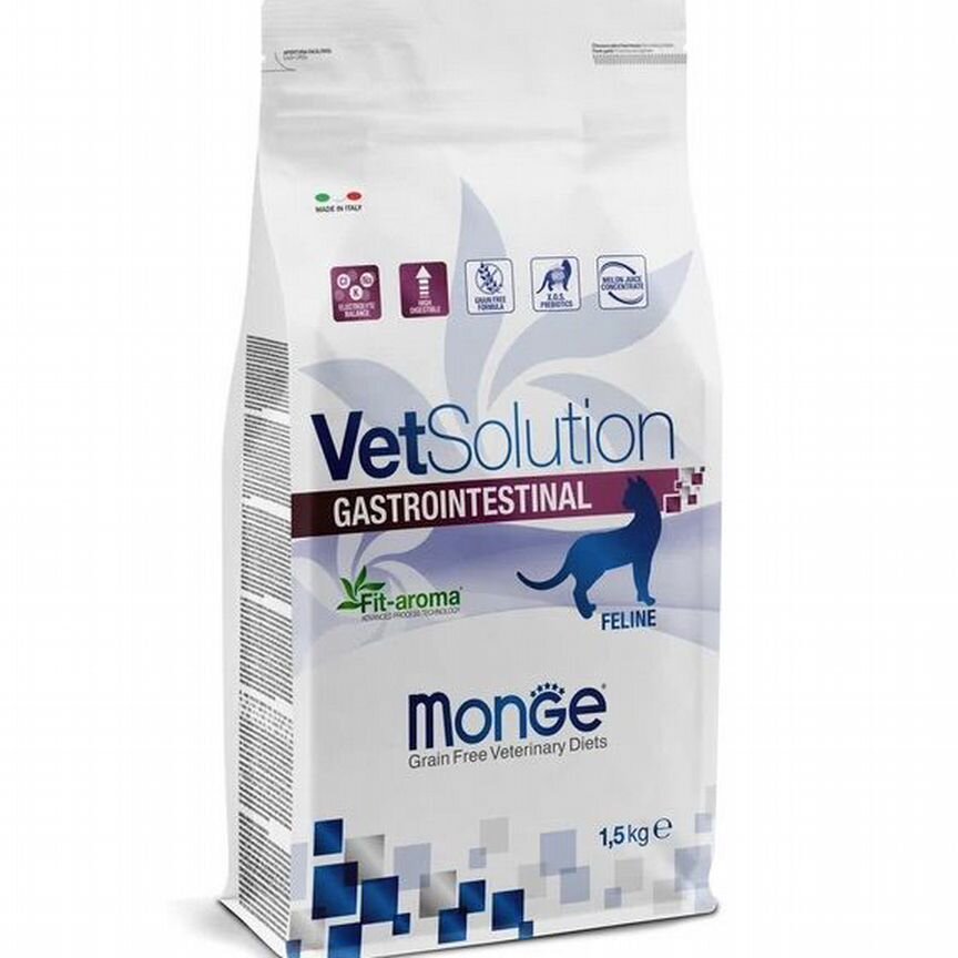 Monge VetSolution Cat ветеринарные корма 1.5кг