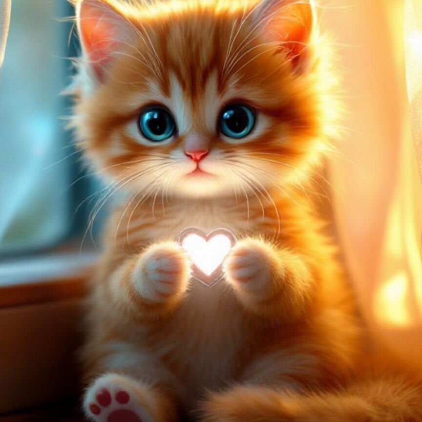 Рыжие голубоглазые котятки, ищут добрых людей)