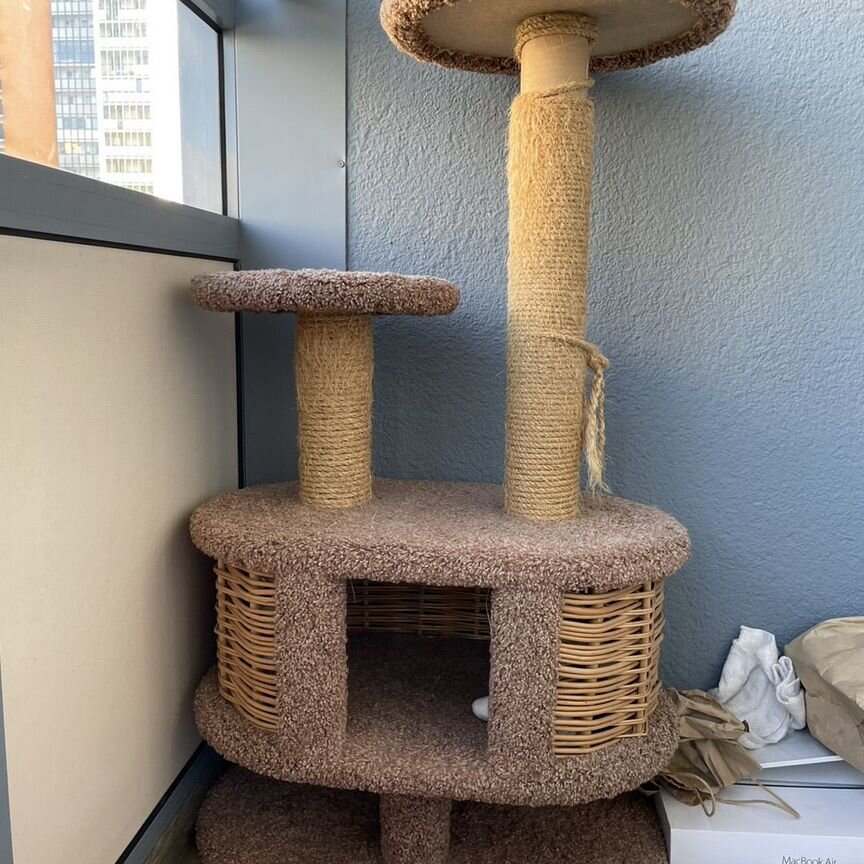 Когтеточка домик для кошки