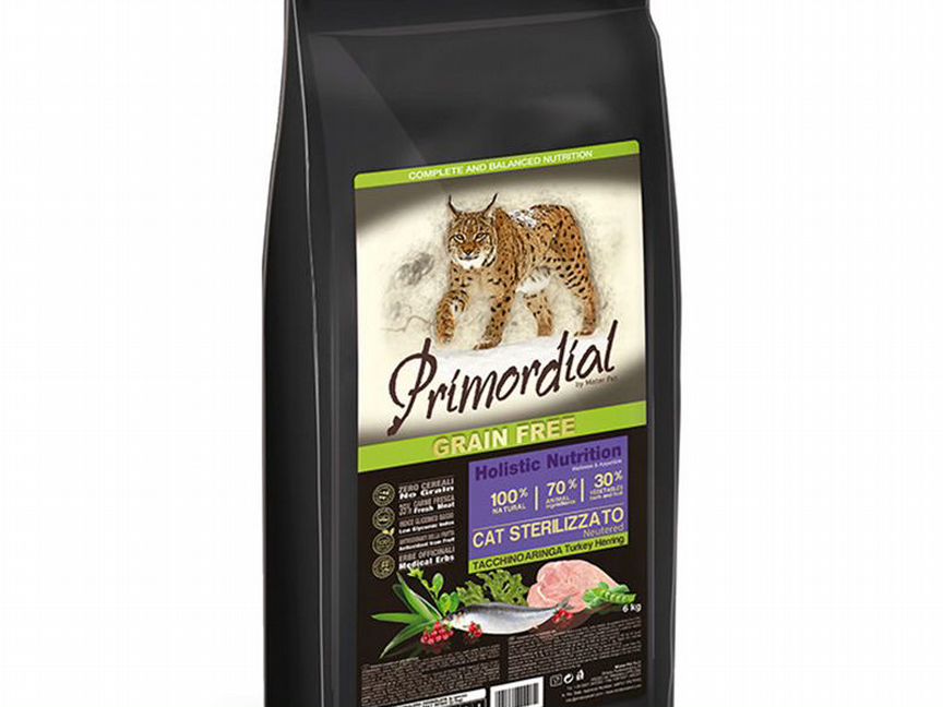 Primordial Корм для стерилизованных кошек 6кг