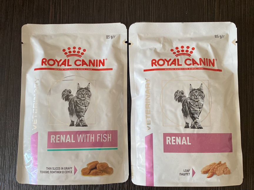 Корм для кошек royal canin renal witn fisn