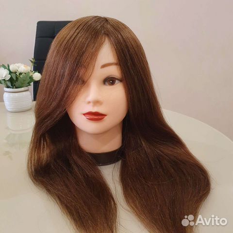 Учебная голова для причесок. Болванка натуральный купить в Воронеже ...