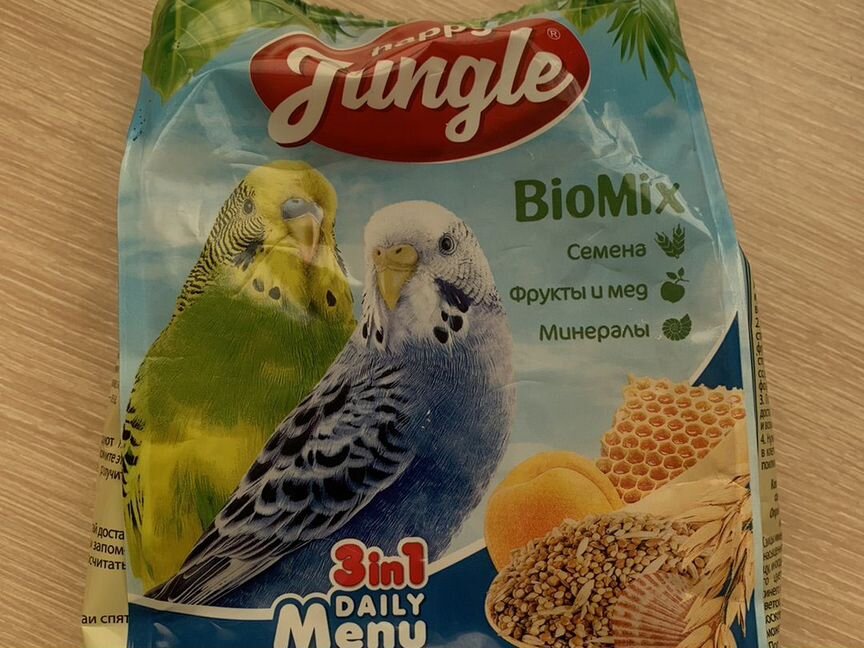 Корм для волнистых попугаев