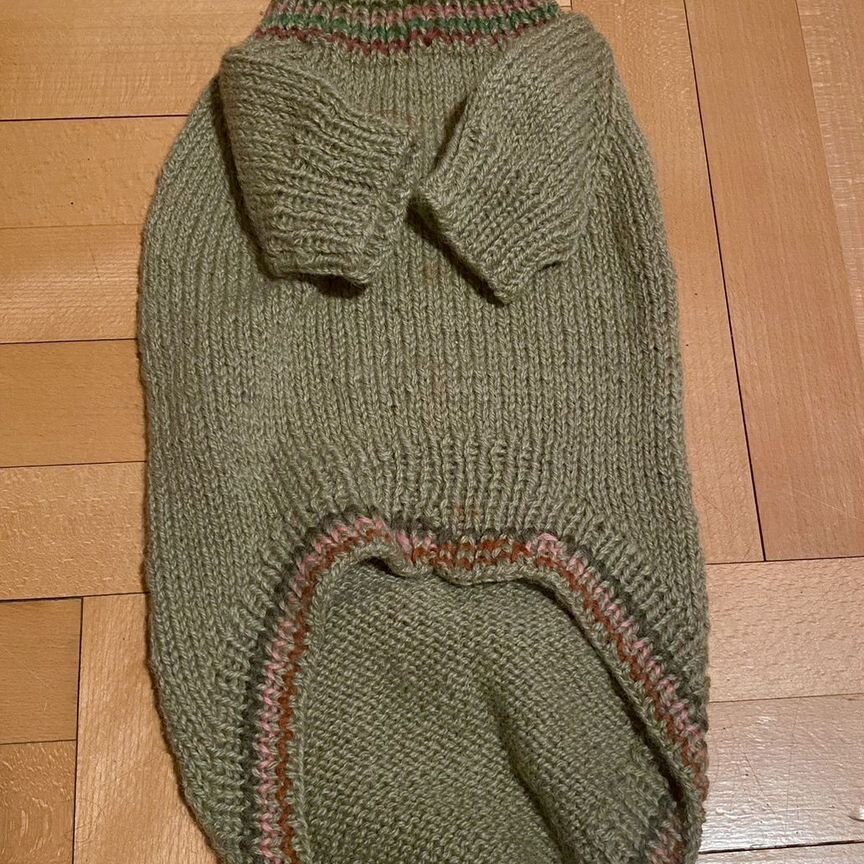 Вязаная кофта для собак