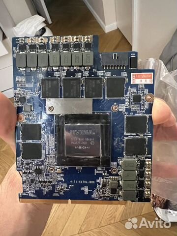 Видеокарта Nvidia RTX 2080 8GB N18E-G3-A1 4.2 MXM купить в Санкт ...