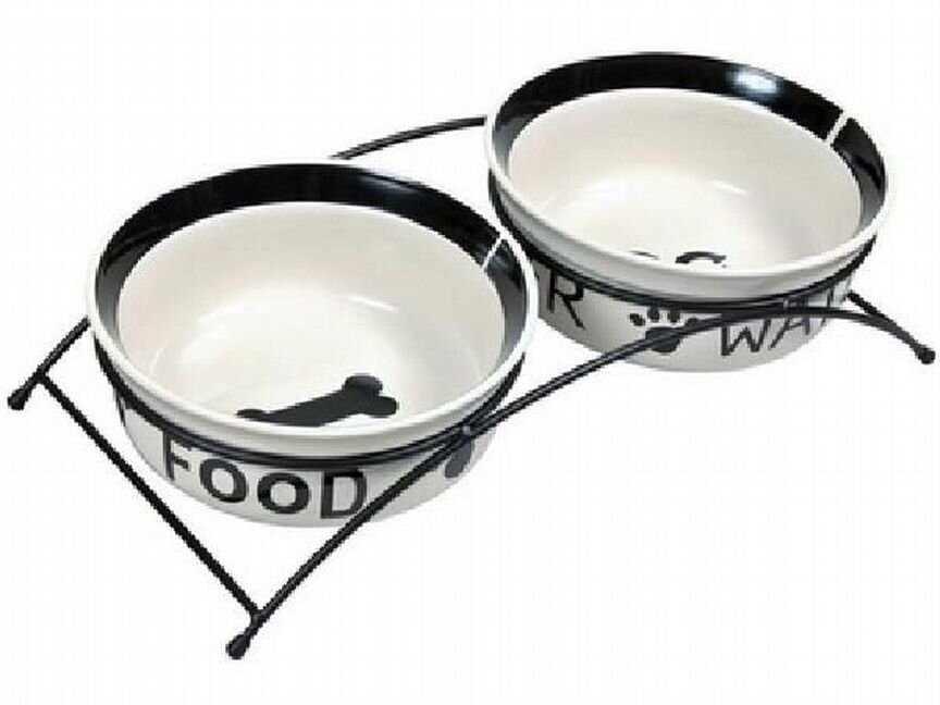 Trixie Миски керамические на подставке 0.6 л15 см