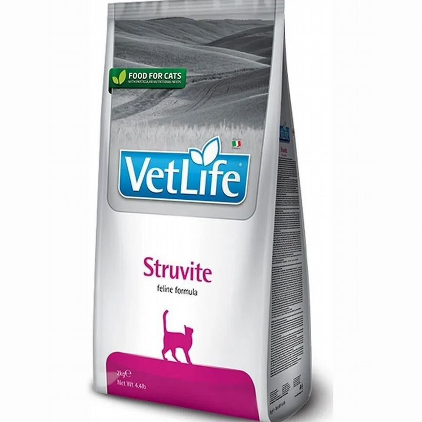 Сухой корм Farmina Vet Life Cat Struvite, 2 кг