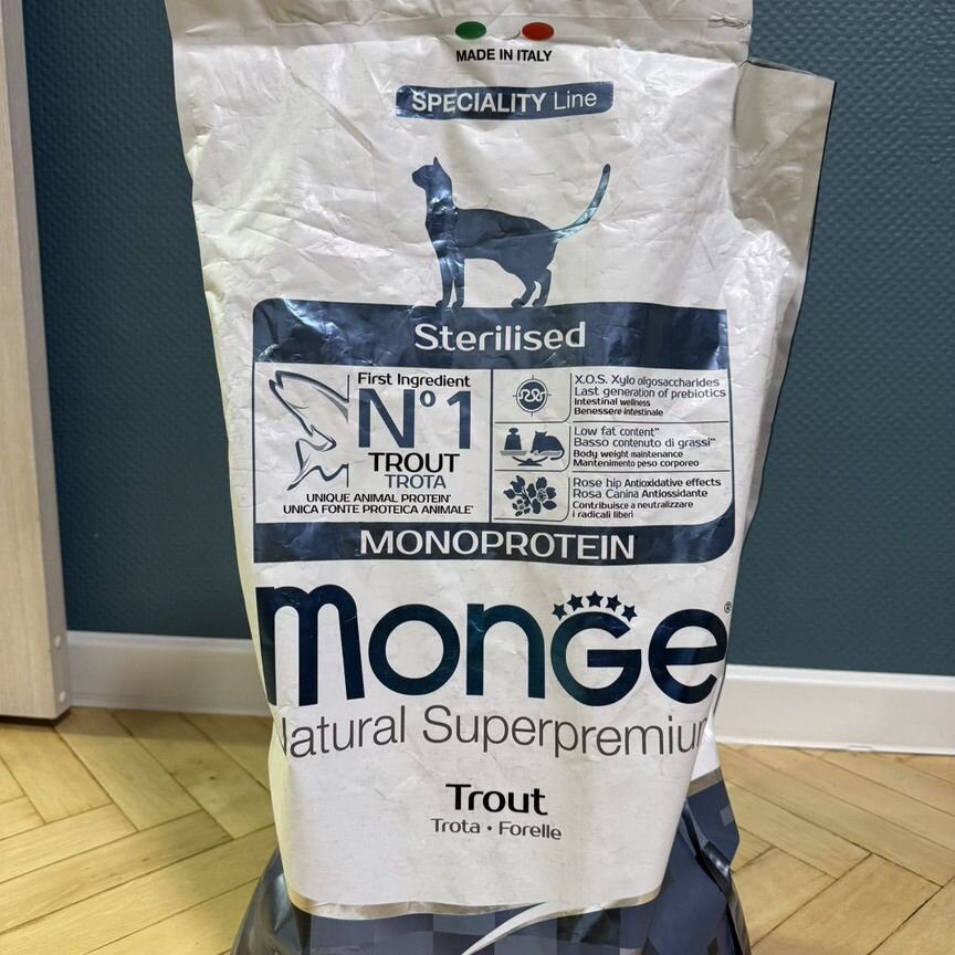 Monge сухой корм для стерилизованных кошек 3.5 кг