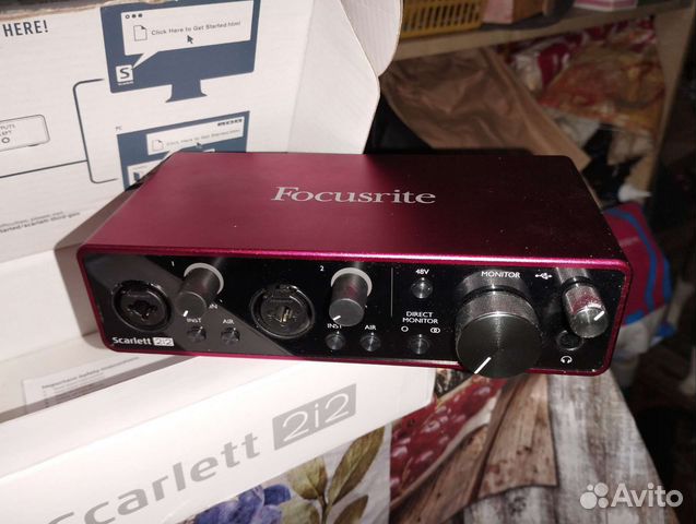 Звуковая карта focusrite scarlett 2i2 3 gen купить в Москве | Хобби и ...