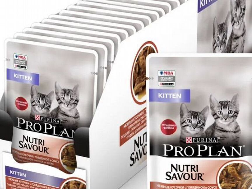 Влажный Корм Pro Plan Nutri Savour Kitten 25 шт