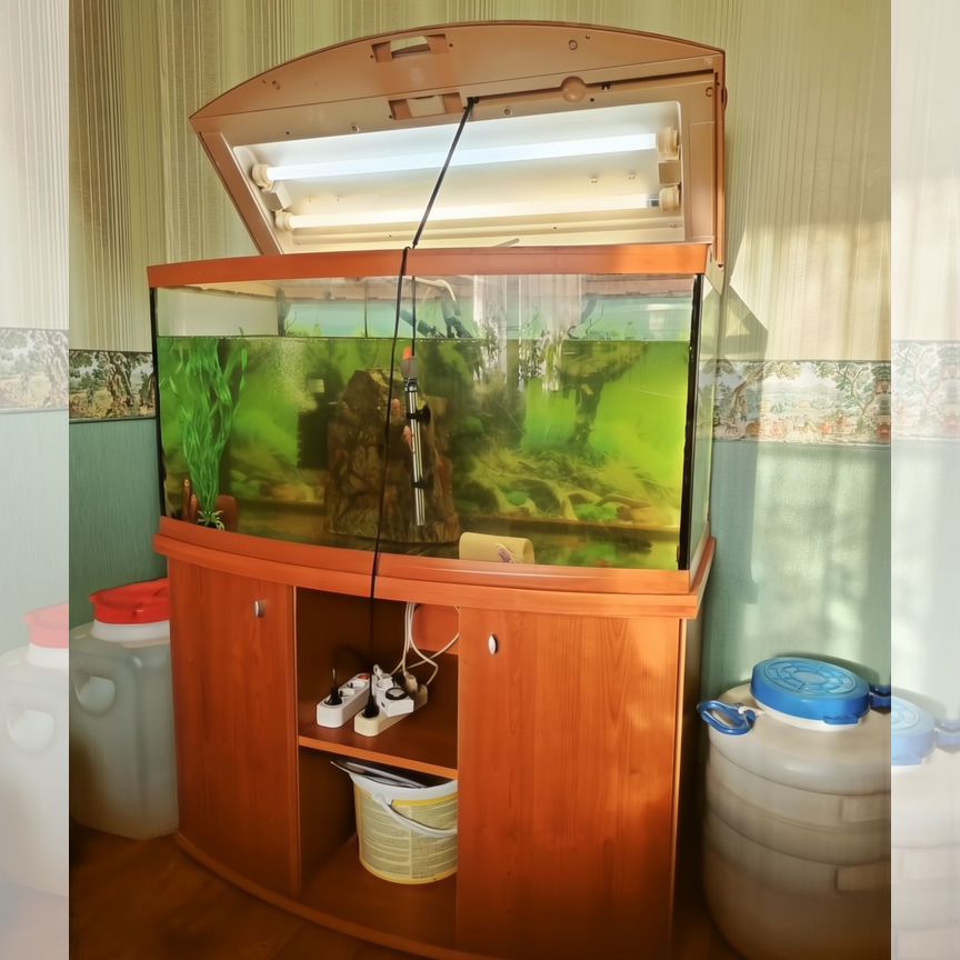 Аквариум с тумбой 230 литров