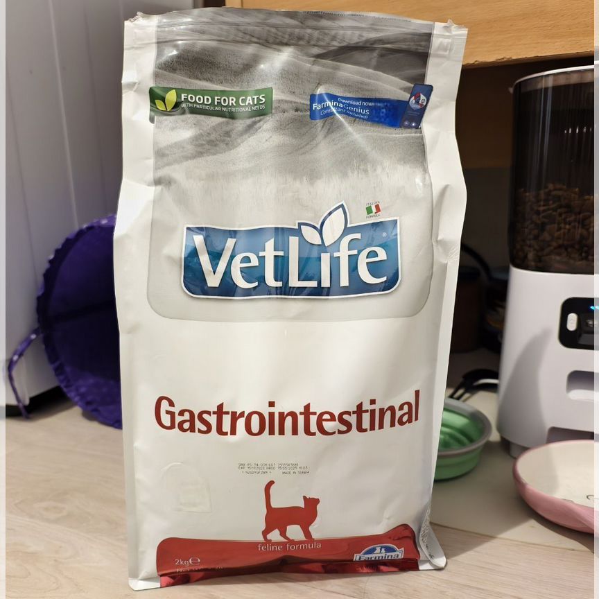 Корм для кошек VetLife gastrointestinal