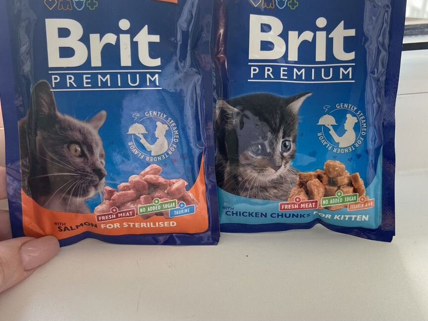 Влажный корм для кошек brit