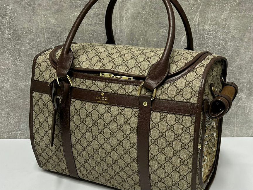Сумка переноска для животных Gucci
