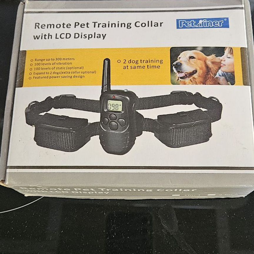 Вибро ошейник для собак с lcd