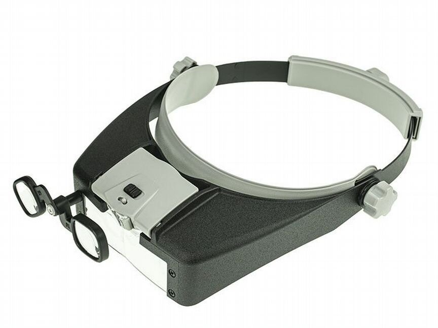 Лупа налобная LED 1.5х-8х MG81007AP