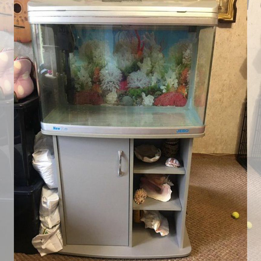 Аквариум с тумбой jebo r375 бу