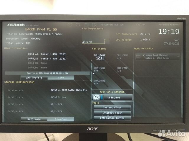 Материнская плата ASRock B460M Pro4 LGA 1200 купить в Москве ...