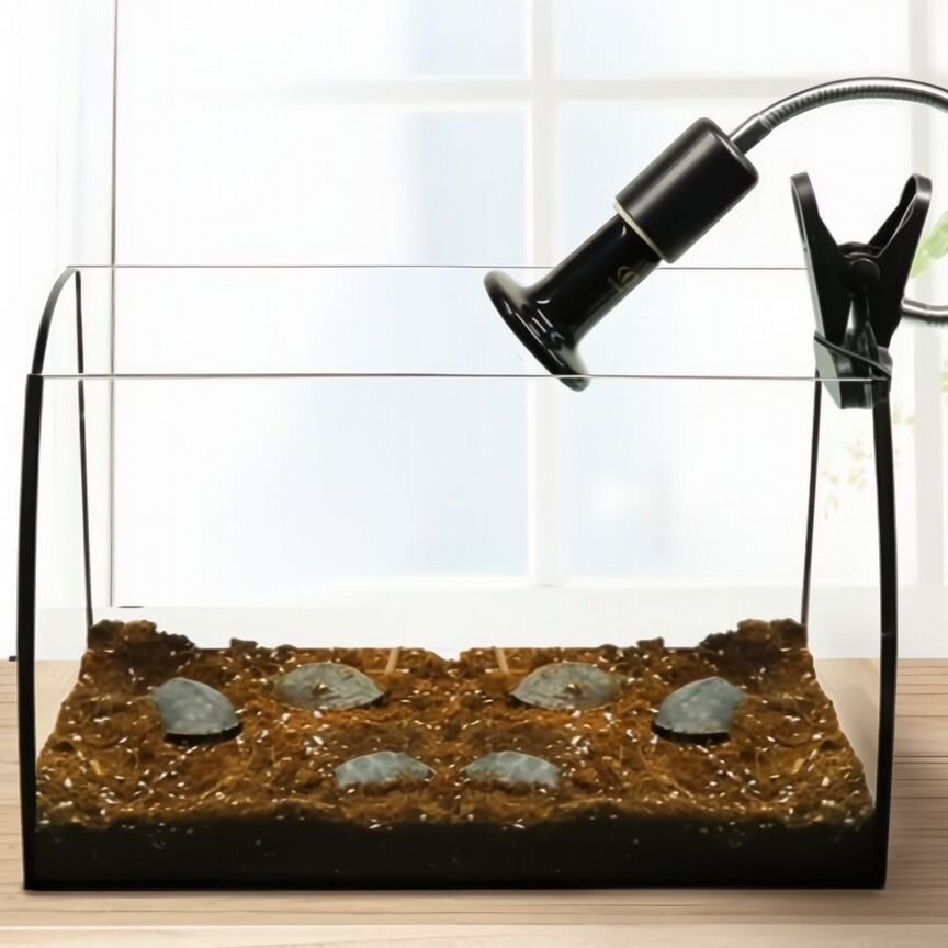 Лампа с держателем для террариума