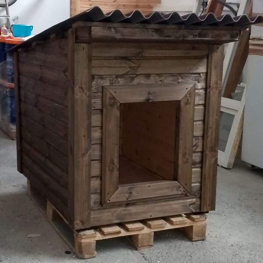 Будка утеплённая для большой собаки