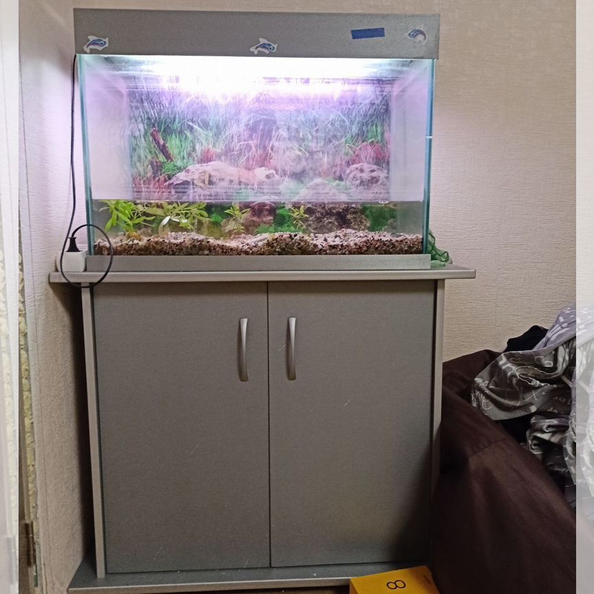 Аквариум с тумбой бу110 л