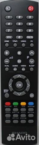 Оригинальный пульт sharp GJ210 купить в Москве | Электроника | Авито