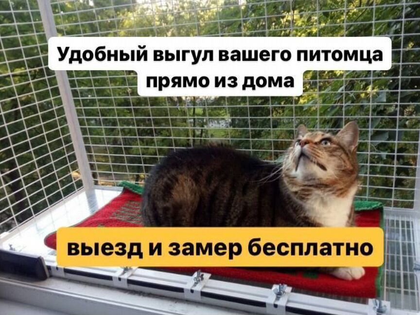 Балкончик для кошек/выгул