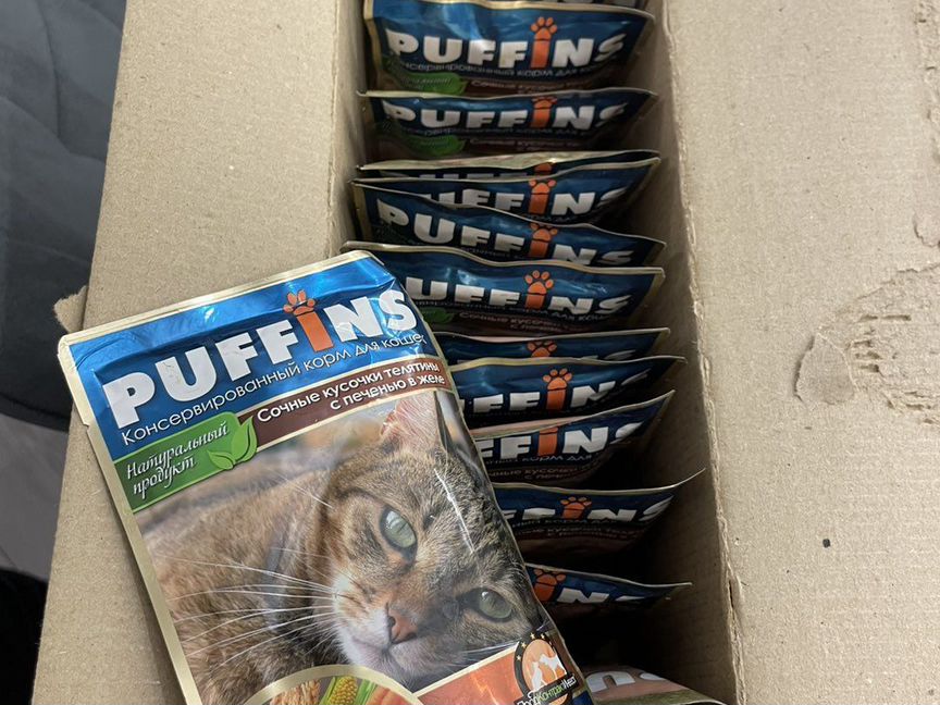 Puffins корм для кошек