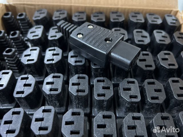 Разъем штекер питания С13 для asic купить в Махачкале | Электроника | Авито