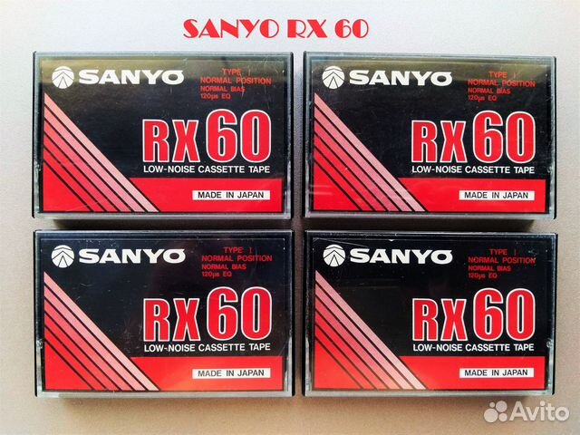 Аудиокассеты sanyo RX 60 купить в Новороссийске | Электроника | Авито
