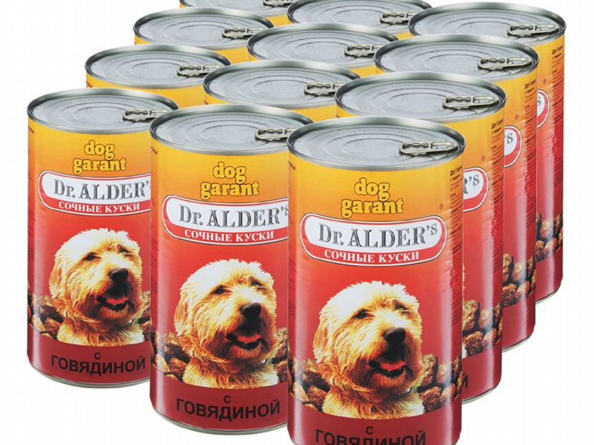 Dr. Alder's Dog Garant влажный корм для собак