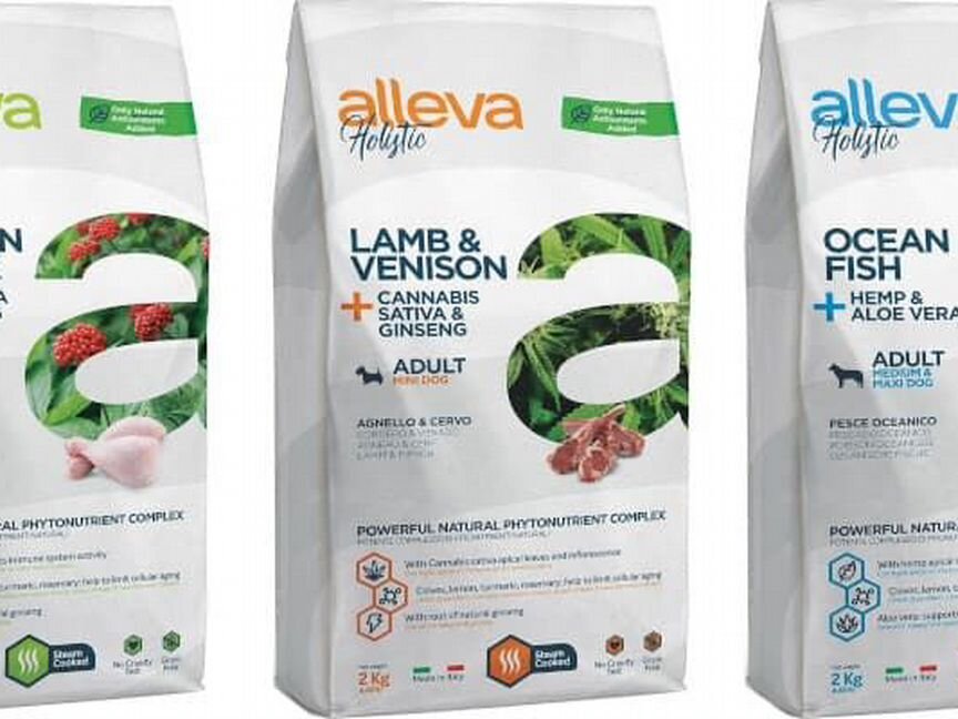 Корм для собак alleva holistic