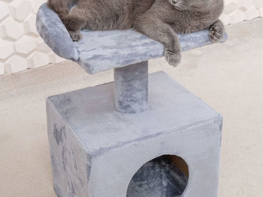 Когтеточка Домик для кошек / Игровой комплекс