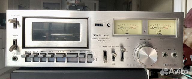 Technics RS-617U. Топ-кассетная дека 1977 г. 220В купить в Анапе | Электроника | Авито