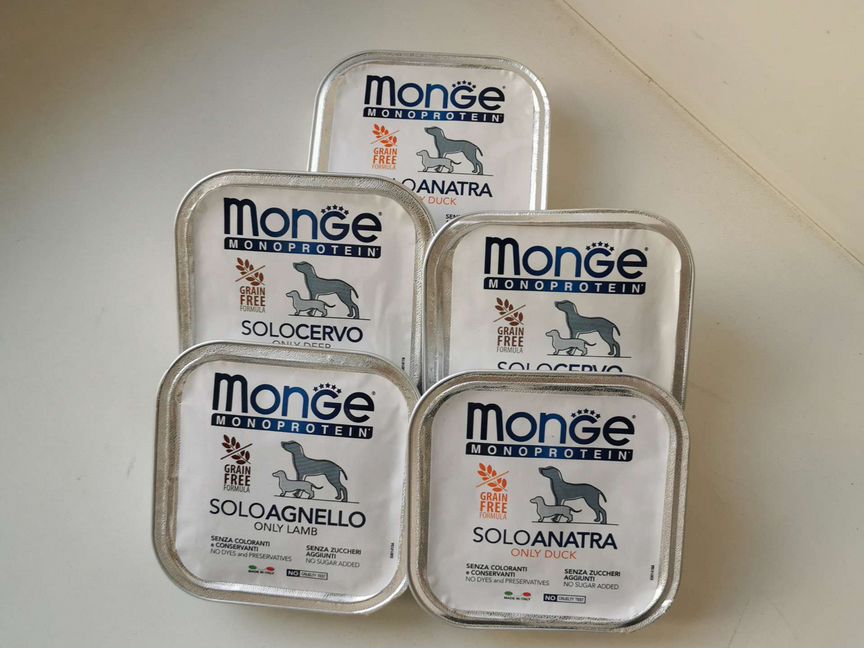 Консервы Monge для собак