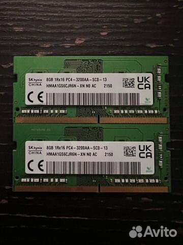 Оперативная память ddr4 16 gb для ноутбука 3200Mhz купить в Москве ...