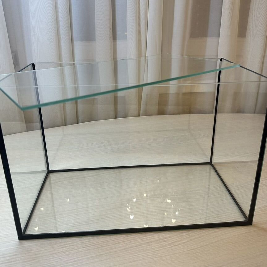 Аквариум watera 20 литров со стеклянной крышкой