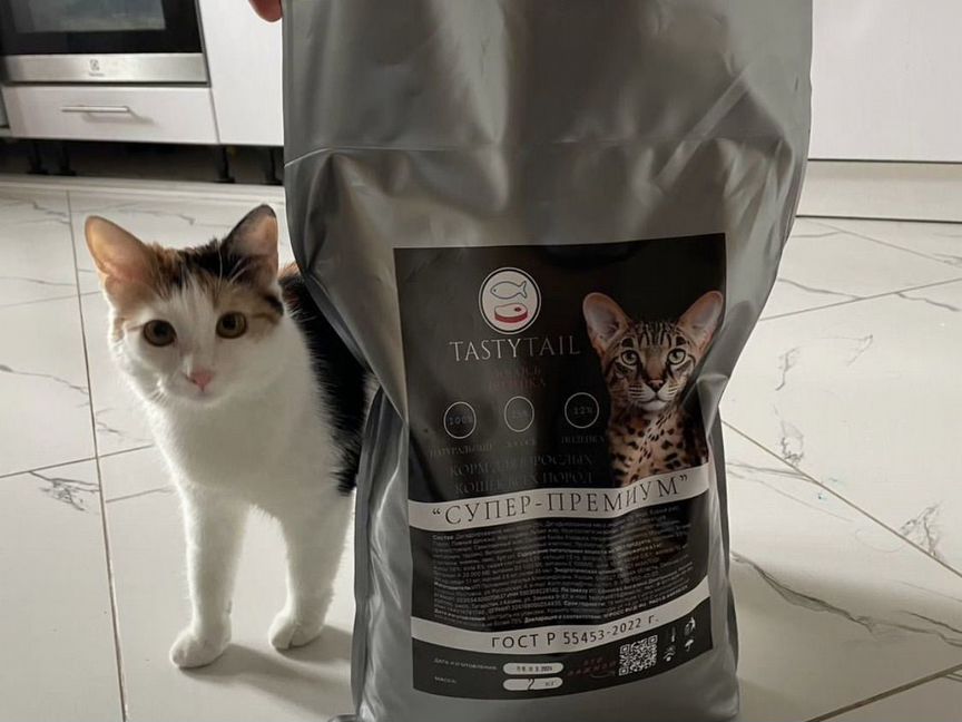 Корм для кошек tastytail 2/5/10 кг