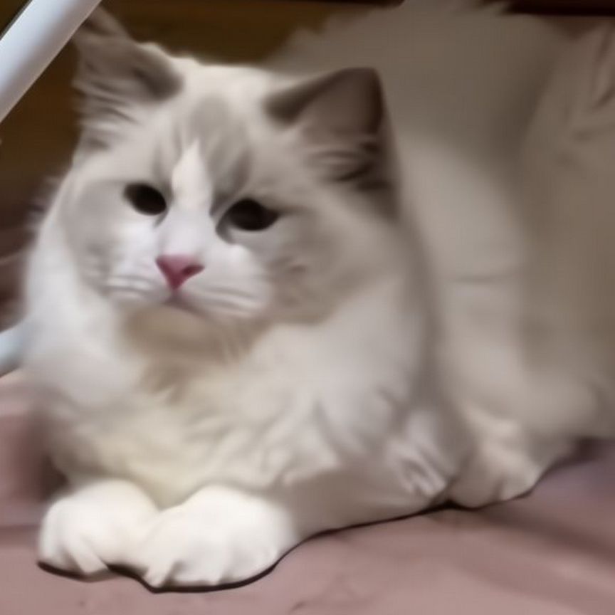 Рэгдолл, кот вязка