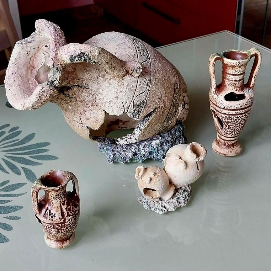 Кувшины. Декор для аквариума