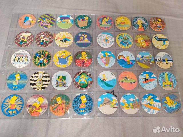 Фишки Simpsons Magic Box полная коллекция 115/115 купить в Москве ...
