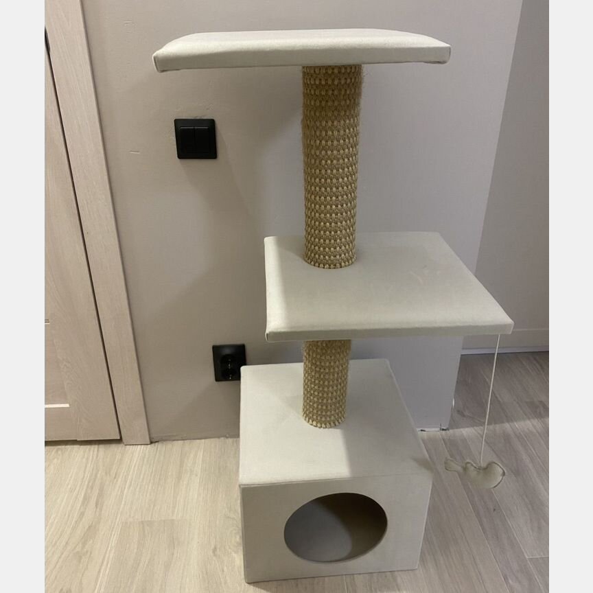 Когтеточка домик для кошки бу