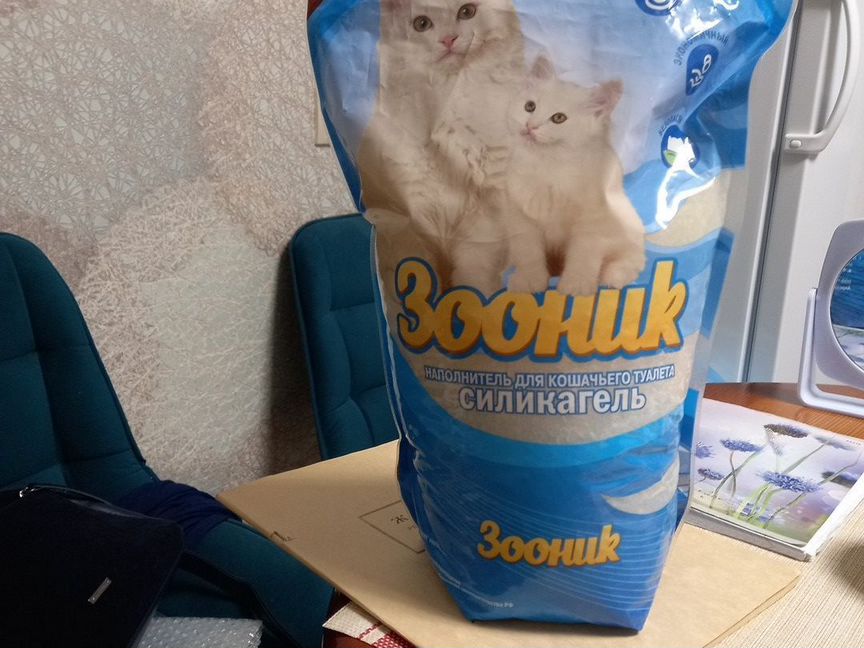 Наполнитель для кошачьего туалета силикагель