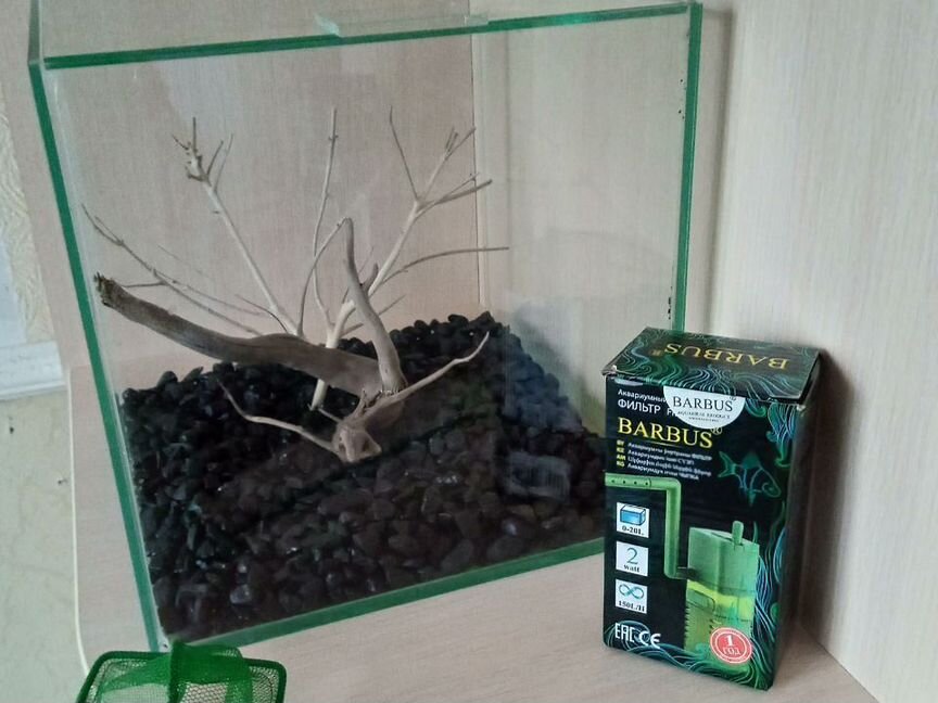 Аквариум куб с фильтром