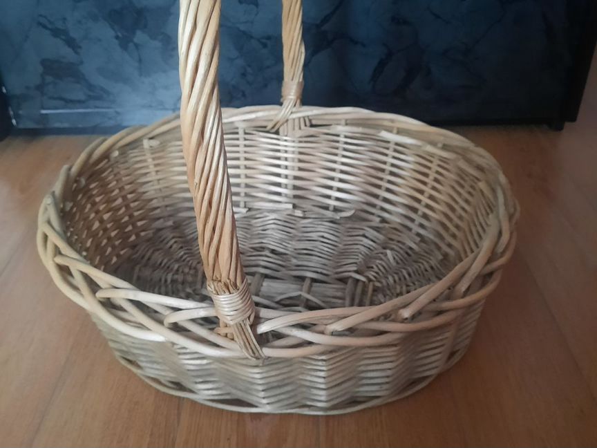 Корзина плетеная большая(для кошки)