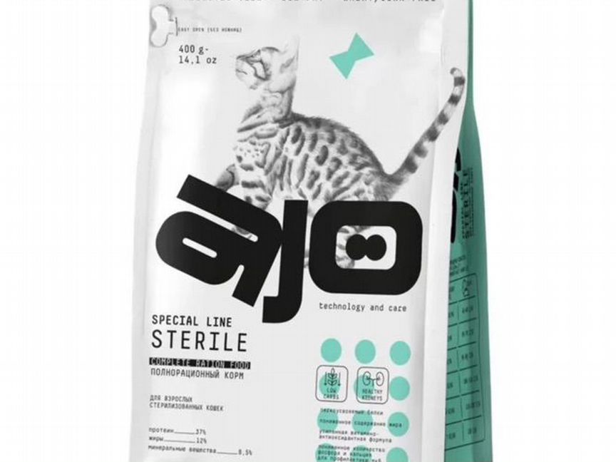 Корм для кошек айо ajo