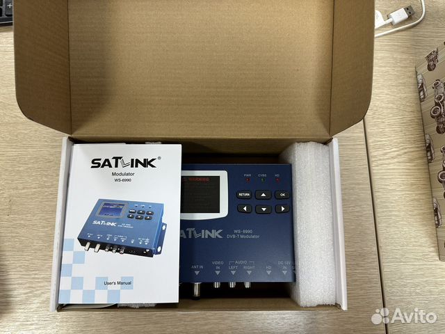 DVB-T Модулятор Satlink WS-6990 купить в Москве | Электроника | Авито