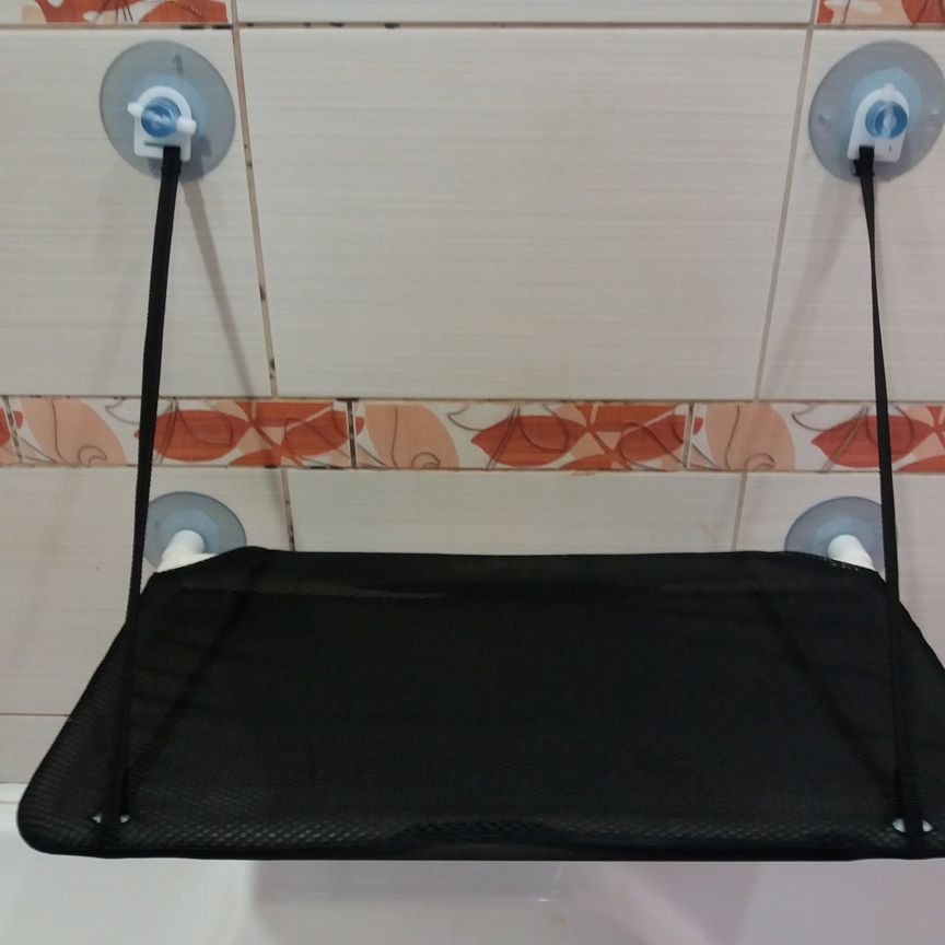 Гамак для кошек на присосках 35*55 см, доставка