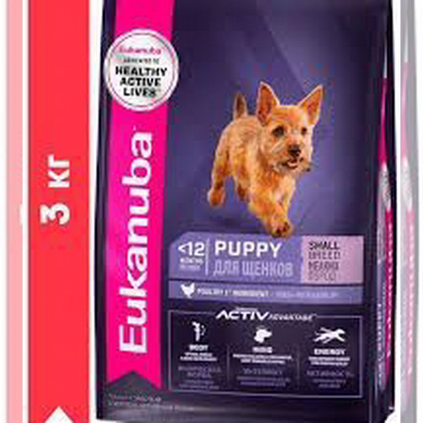 Сухой корм для щенков eukanuba puppy & junior